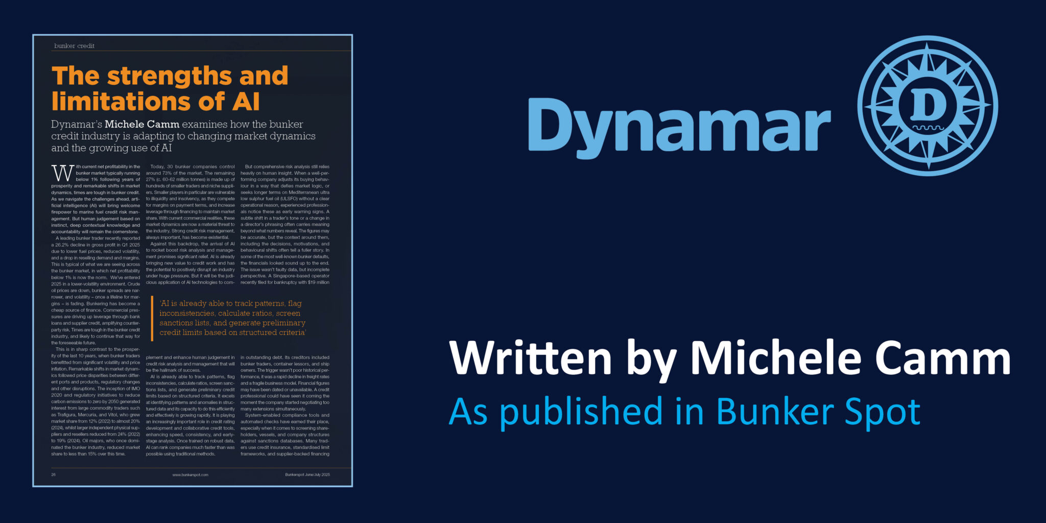 Home » Dynamar B.V. Maritime Reports